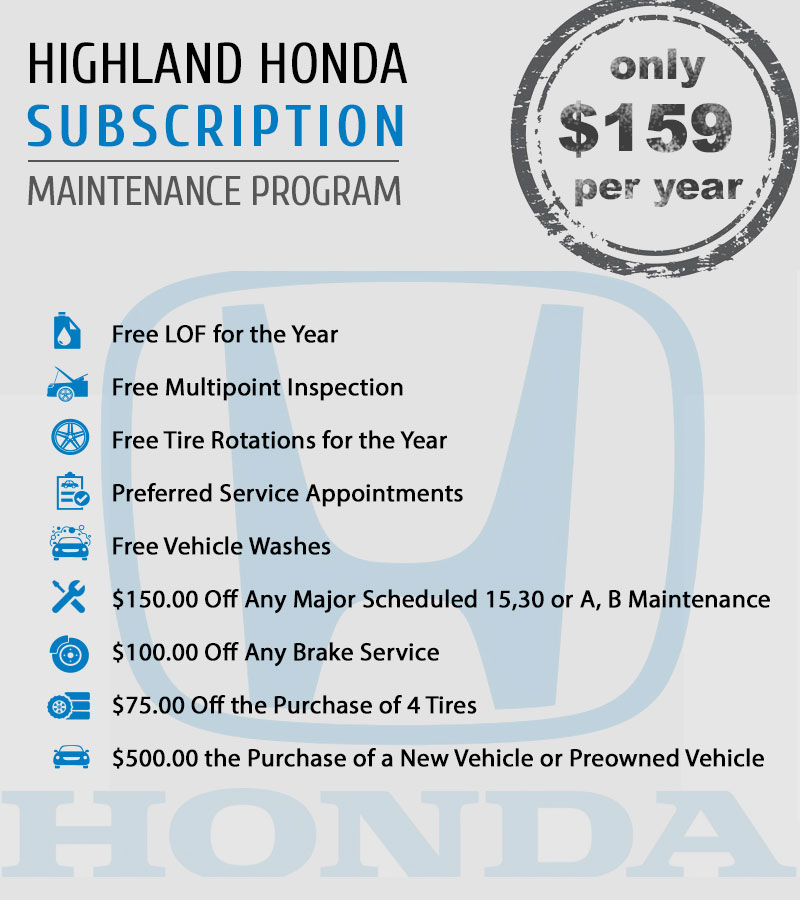 Membership Based Subscription - PrePaid Maintenance Plan